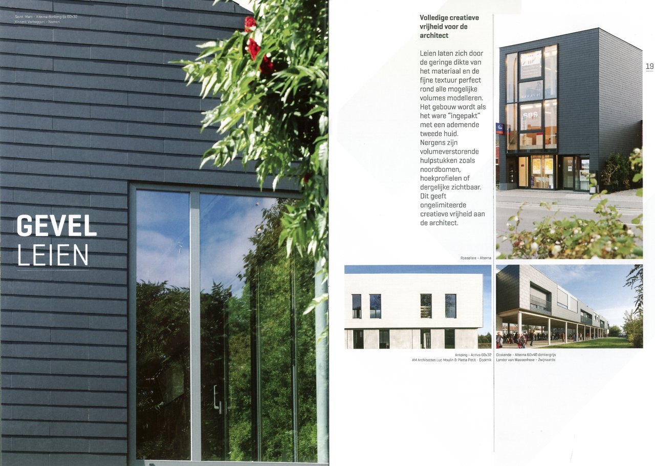 Productfiche Eternit Leien 2013 - Vanwassenhove Architecten